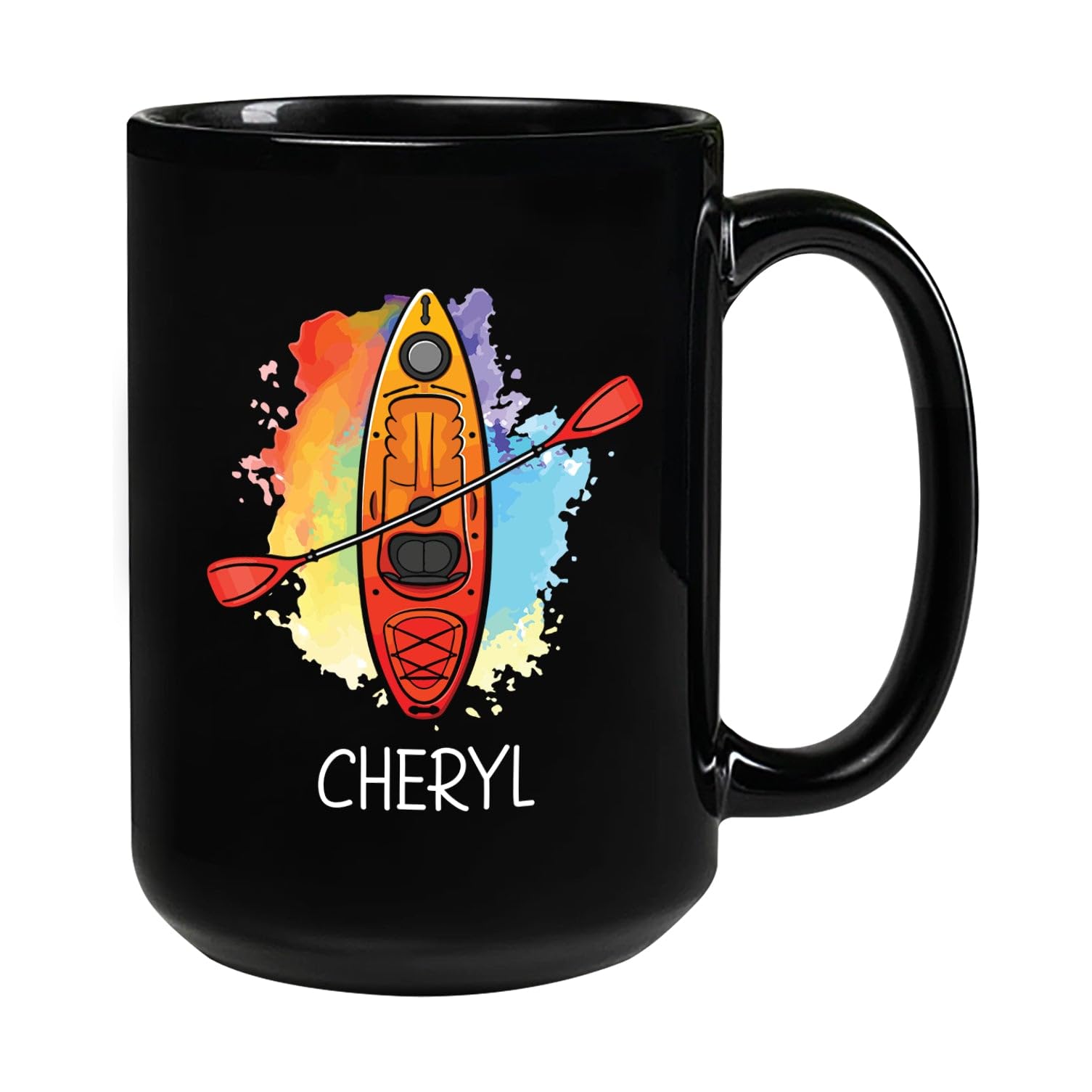 Amazon.com: Custom Kayak Coffee Mug Gifts For Men Women, Kayak Kayaking ...