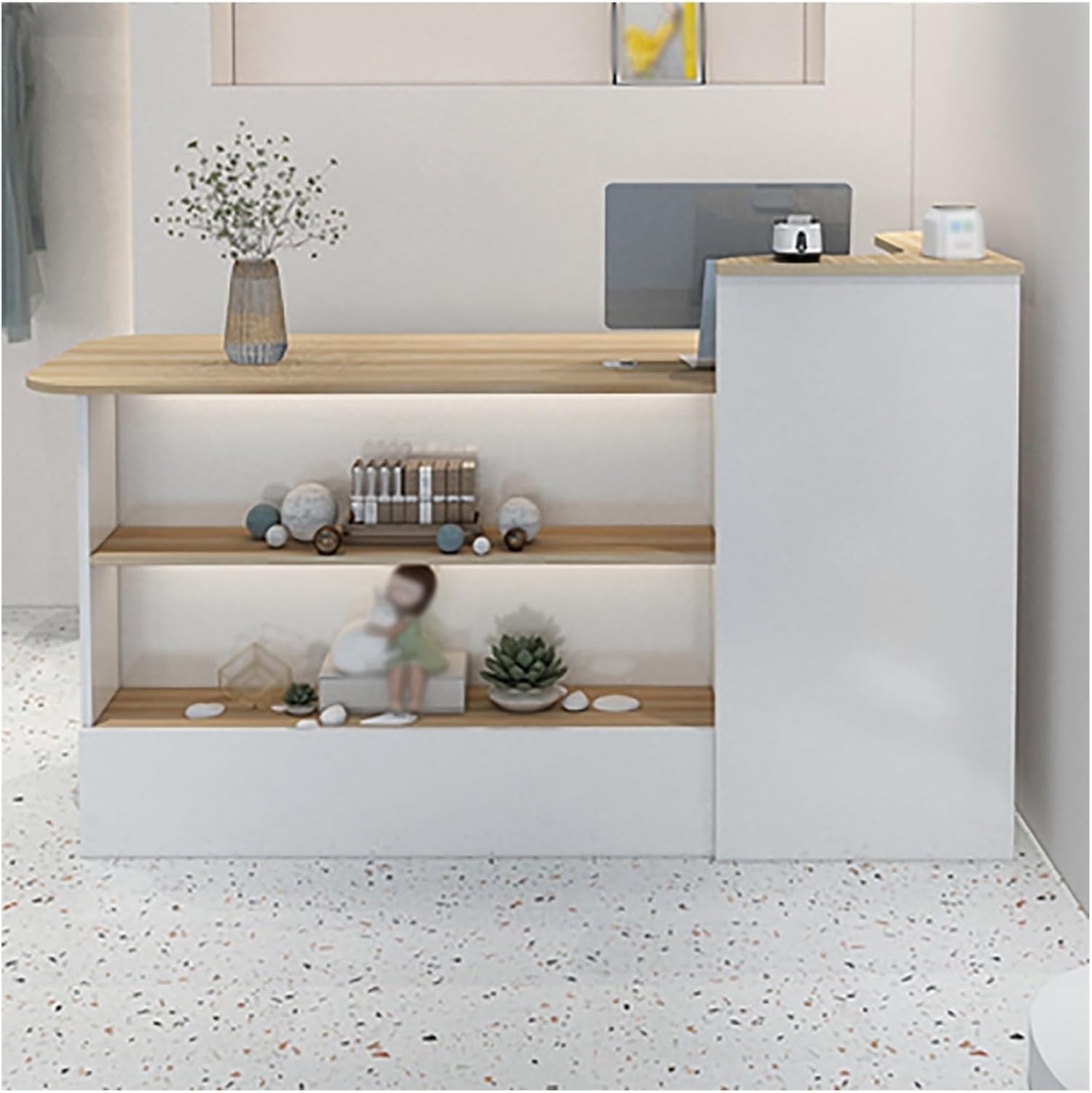 Reception Counter Desk, Checkout Counter, Stations Counter Table ...