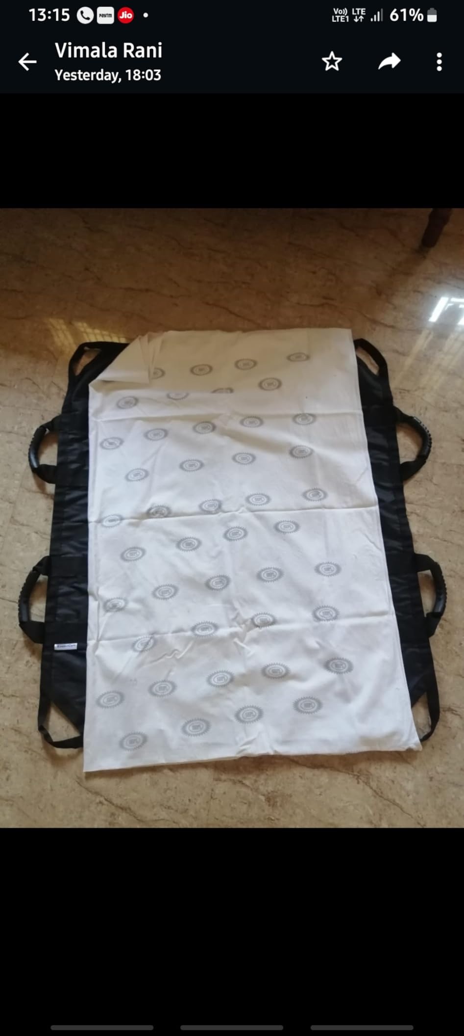 KosmoCare Patient Aid Positioning Sheet With Handles 42" X 36",Made ...