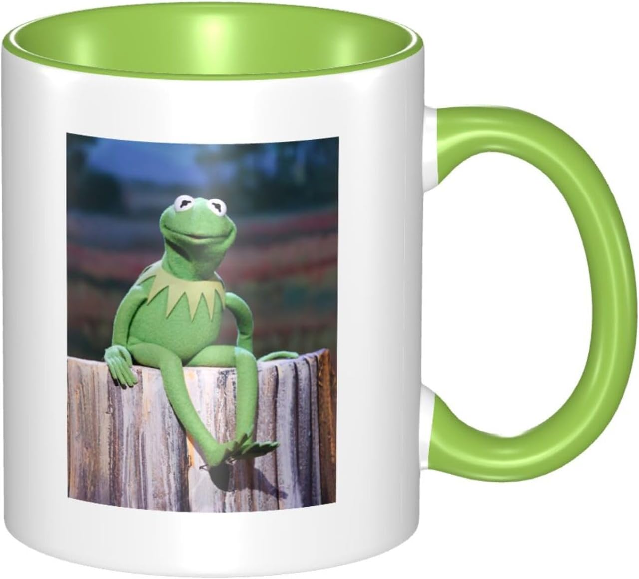 Amazon.com: Disney Muppets Kermit The Frog puppet 20 Oz Ceramic ...