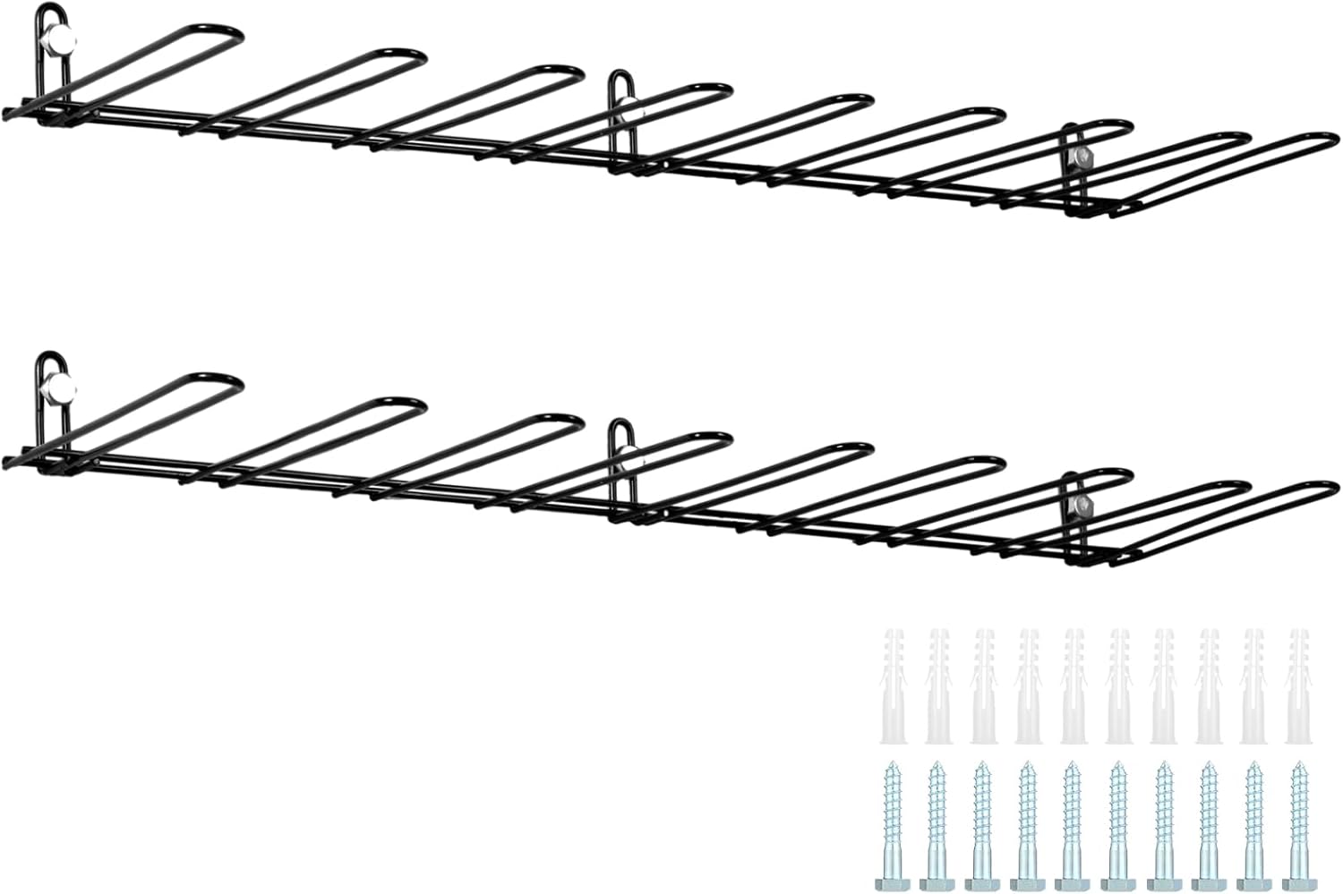 Amazon.com: Yaocom 8 Pairs Wall Mounted Boot Rack 35 x 9.84 x 2.76 Inch ...