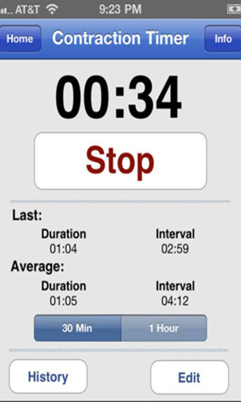 Simple Contraction Timer - App on Amazon Appstore