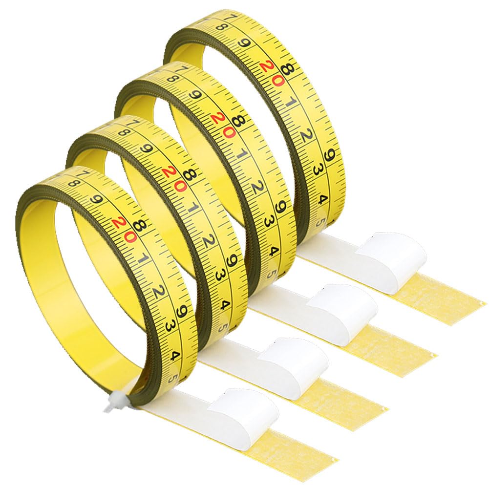 Self-Adhesive Measuring Tape, Workbench Ruler Adhesive Backed Double ...
