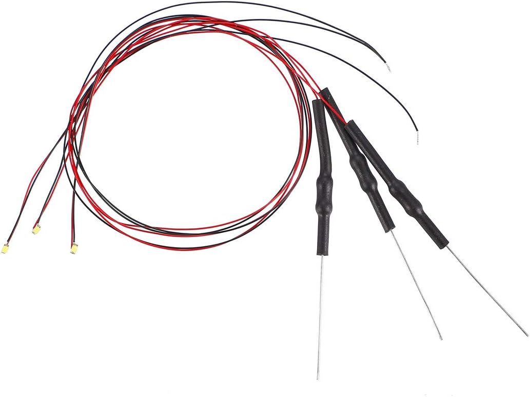 uxcell 3pcs Prewired 0805 White Surface Mounted Devices LED Light ...