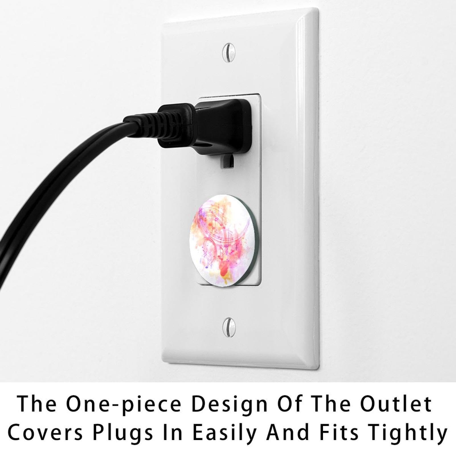 Black Outlet Covers 12-Pack Baby Outlet Covers – Childproof Socket ...
