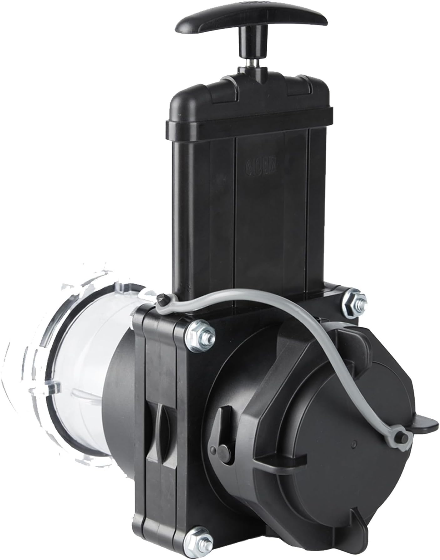 GLOBIZ Twist-On Waste Valve RV Gate Valve with Built-in Clear Adapter ...