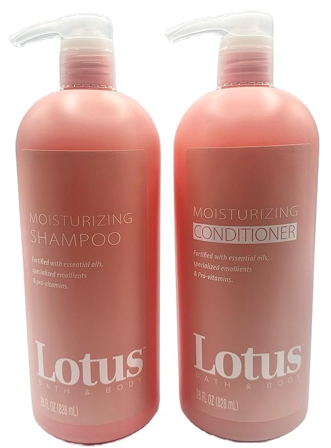 Amazon.com : Generic Lotus Bath And Body Shampoo & Conditioner Set 2x ...