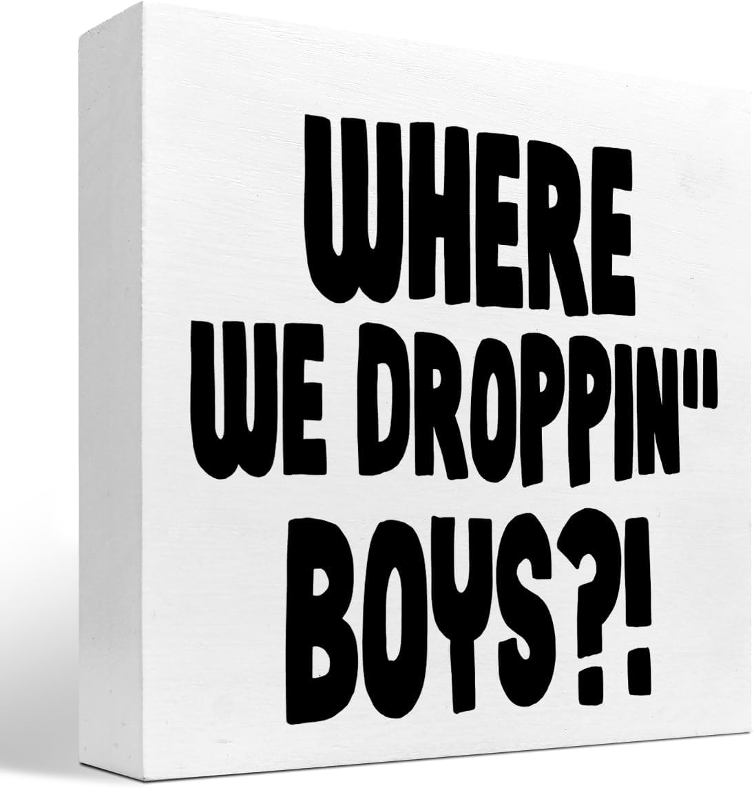 Amazon.com: Funny Gaming Sign,Where We Dropping Boys Video Game Quote ...