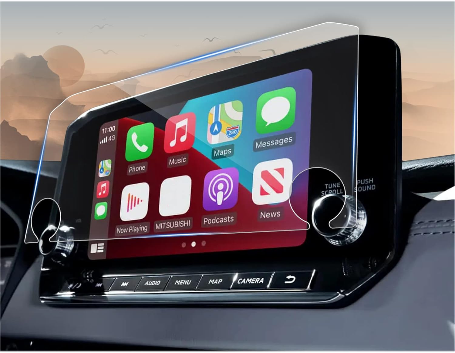 Amazon.com: CDEFG Protector de pantalla para Mitsubishi Outlander 2022 ...