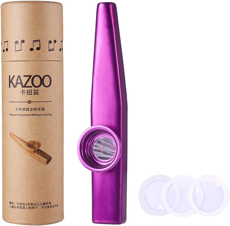 Amazon.com: WANDIC Kazoo Flute with 3 Pcs Kazoo Flute Diaphragms ...