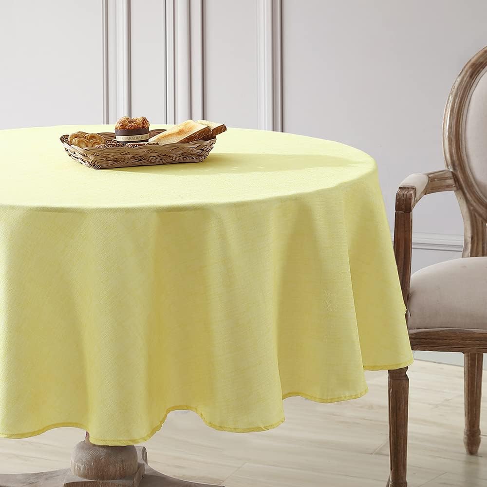 Amazon.com: Laura Ashley Decorative Tablecloth, Wrinkle and Stain ...