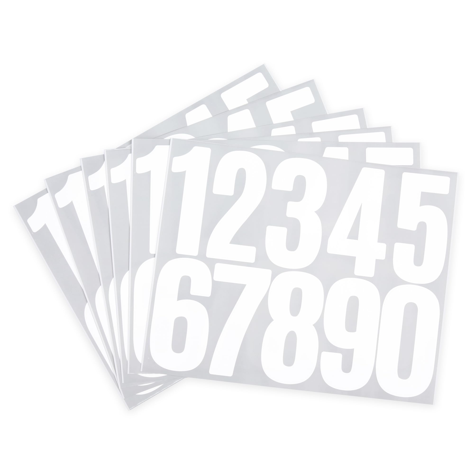 Amazon.com: HASWARE Mailbox Numbers: 6 Sheets Number Stickers ...