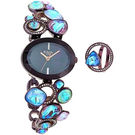 Buy Titan Raga Facets analog Gunmetal Dial Women's Watch 95119QM01 ...