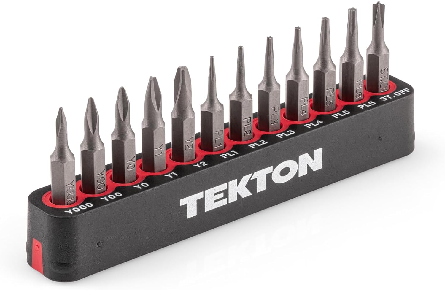 Amazon.com: TEKTON 4 mm Electronics Bit Set with Rail, 12-Piece (Y000 ...