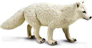 Amazon.com: Safari Ltd. Arctic Fox Figurine - Realistic 4" Plastic ...