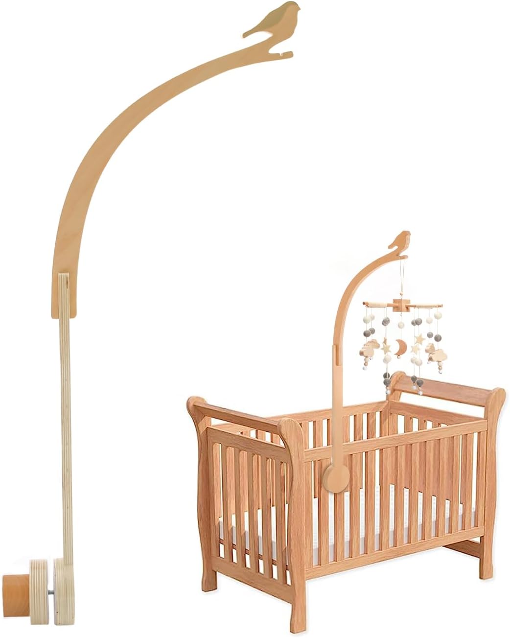 Amazon.com : Crib Mobile Arm for Nursery - Mobile Hanger for Baby Girls ...