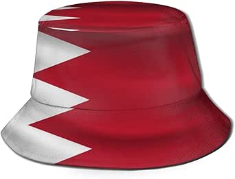 AllPrintInUSA Bahrain Flag Boonie Safari Fishing Bucket Hat Black at ...