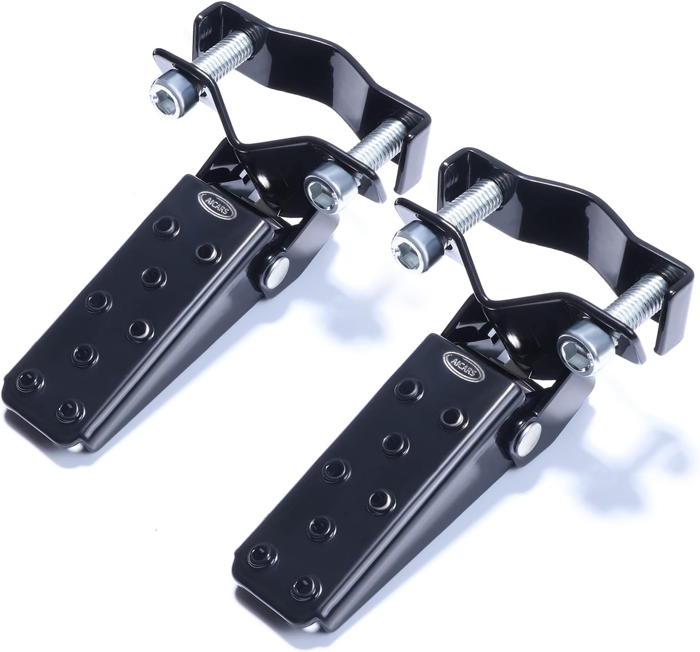 Amazon.com: Caoeal 8MM Universal Motorcycle Foldable Foot Pegs Front or ...