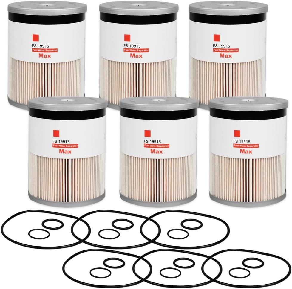 Amazon.com: 6PCS FS19915 P551011 Fuel Filter Water Separator Filter ...