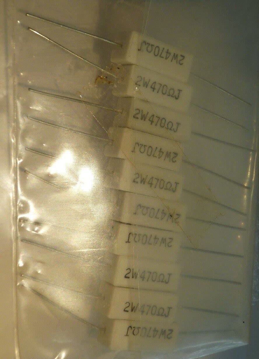 470ohm 2w AXIAL Cement Resistor / 10 Pieces (qzty): Amazon.com ...