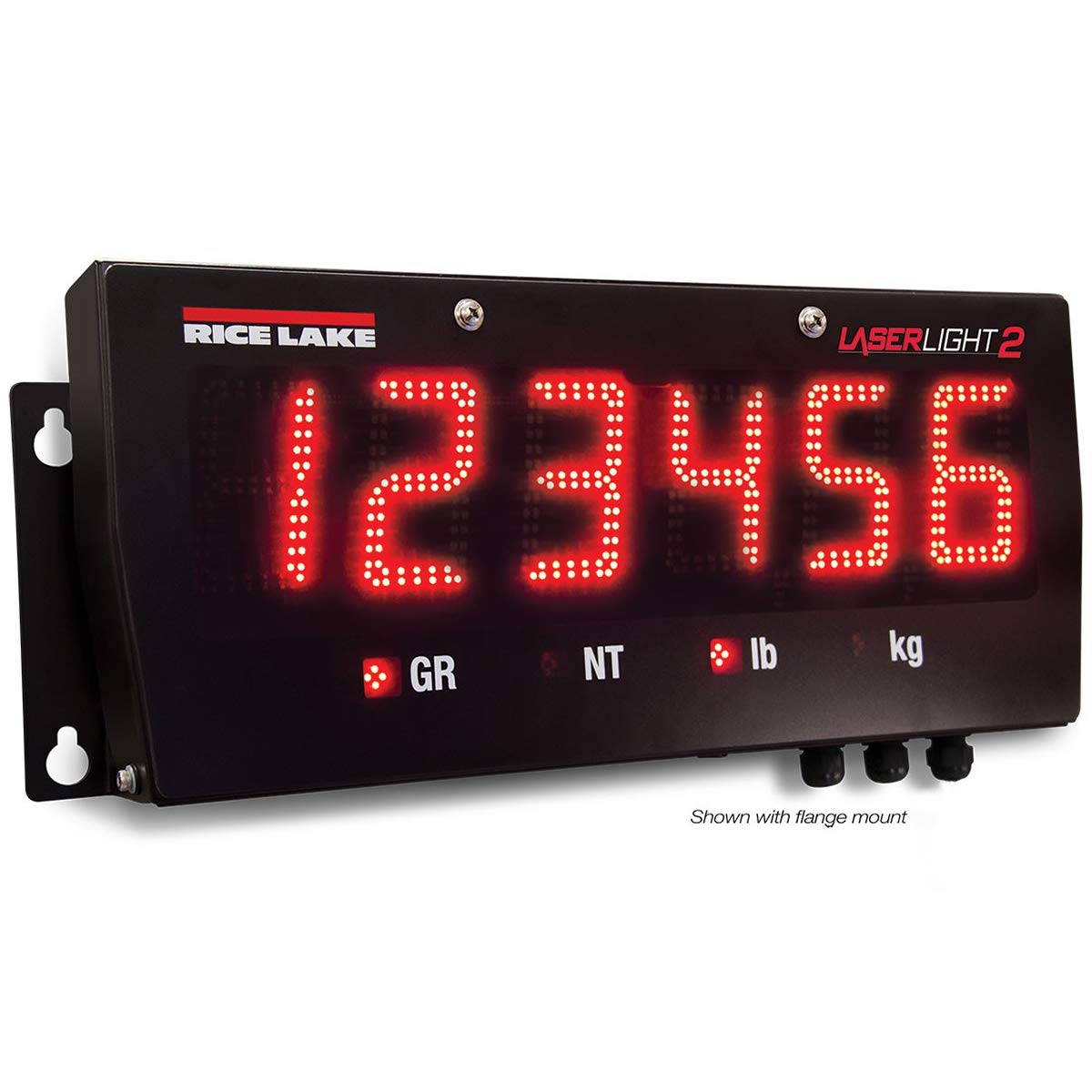 Rice Lake 179523, 6" LED Remote Display with Flange Mount Bracket, UL ...