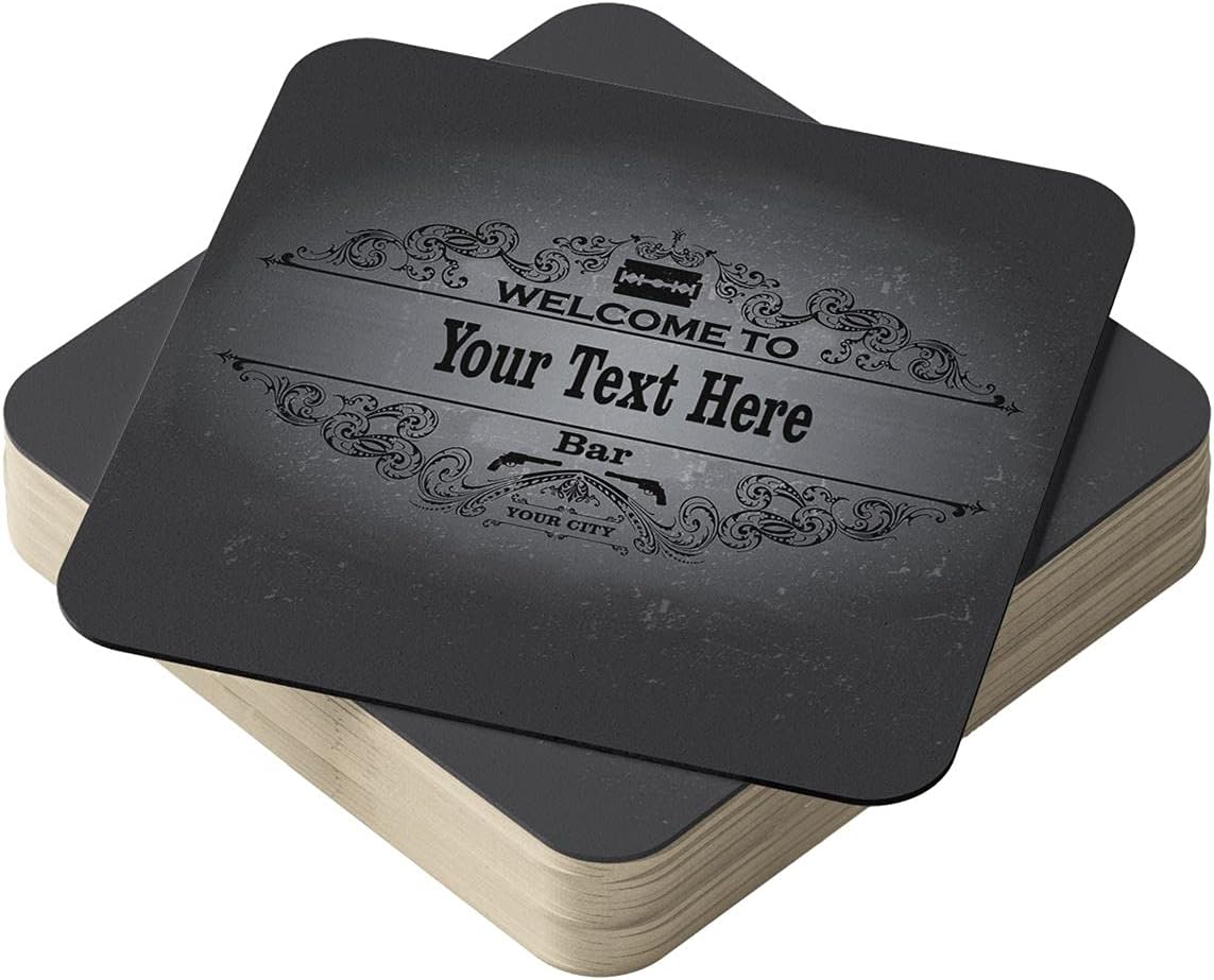 Beer Mats Pack of 24 - Absorbent Recyclable Cardboard Drink Mat ...