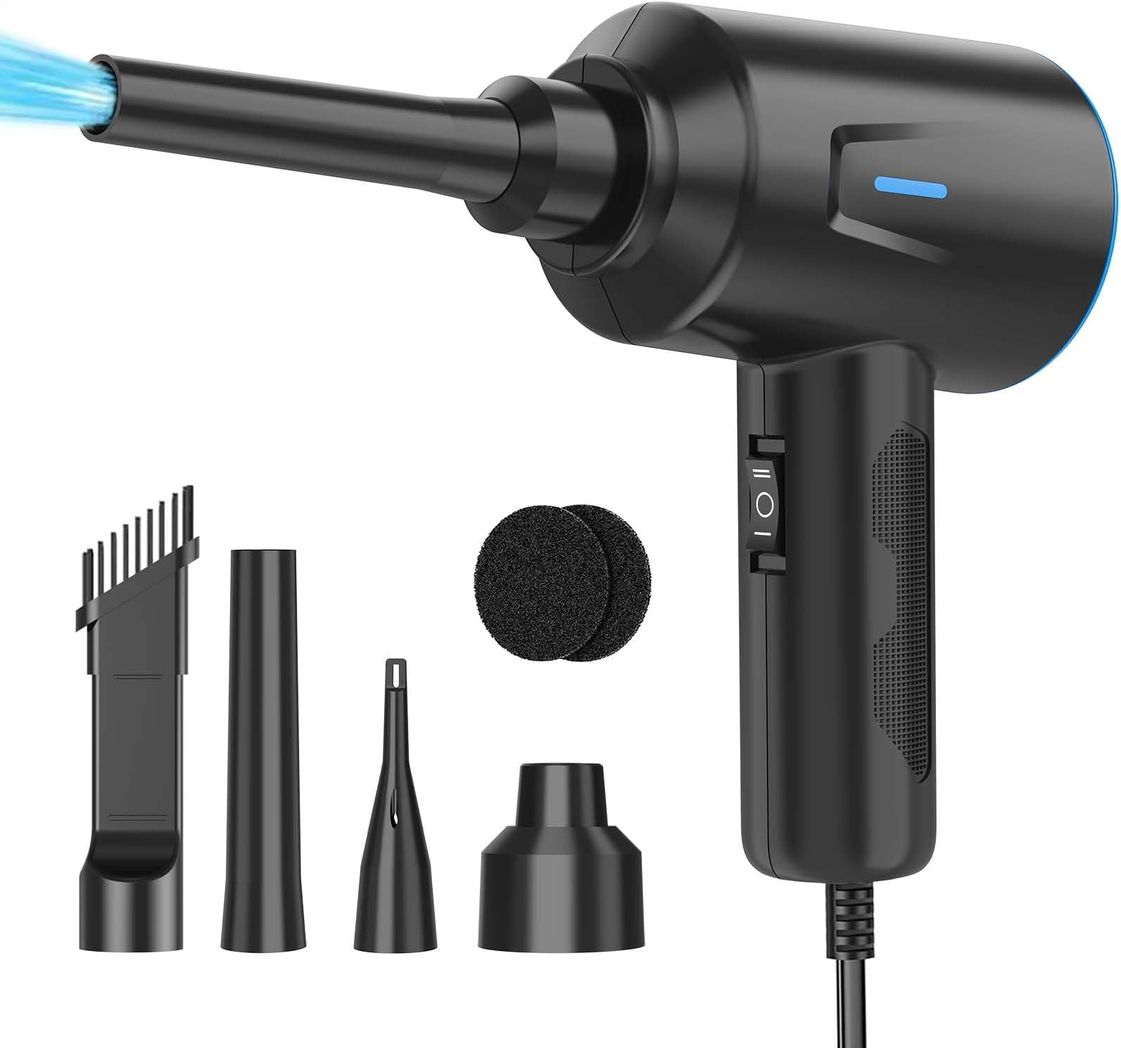 Laser Compressed Air Duster Spray 400ml with Air Blower Extension Tube ...