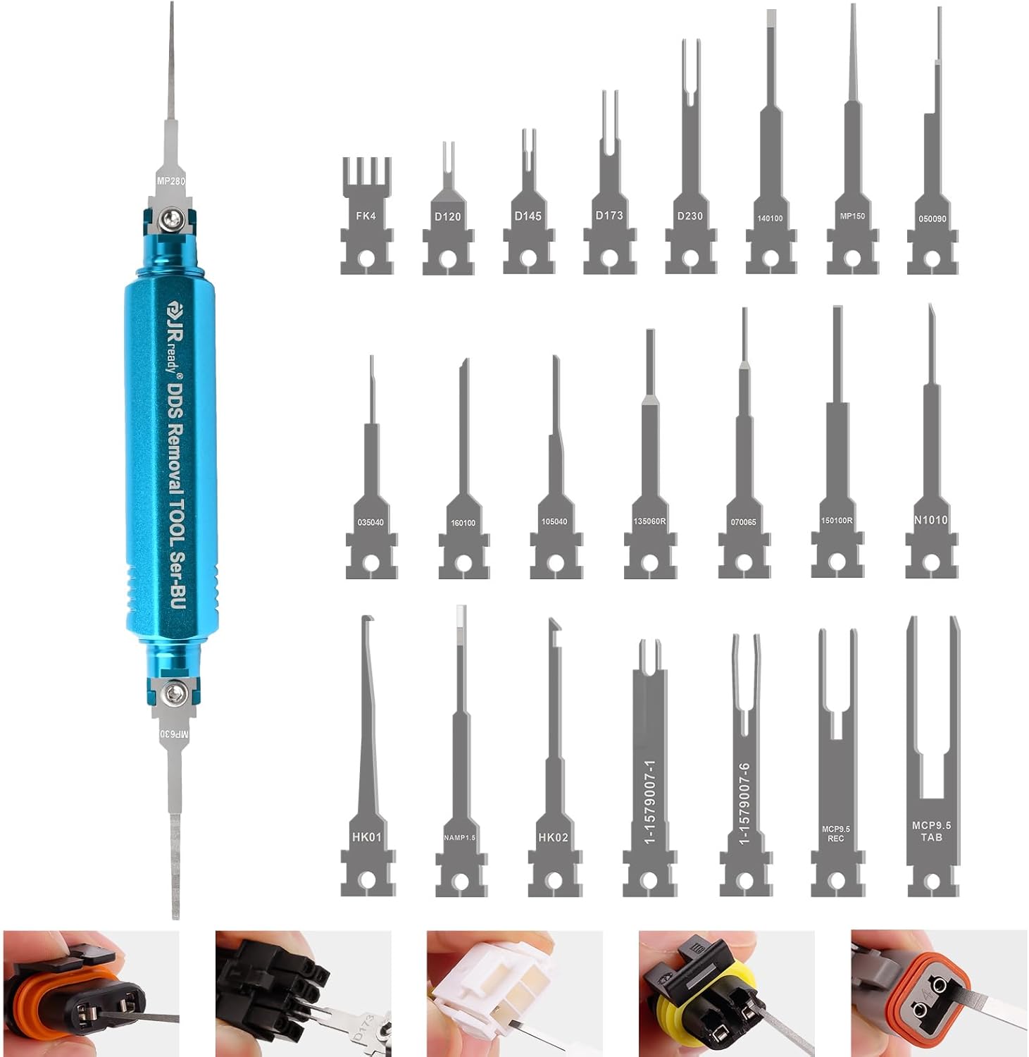 Amazon.com: JRready ST5349 Pin Removal Tool Kit, 24PCS Replacement Pin ...