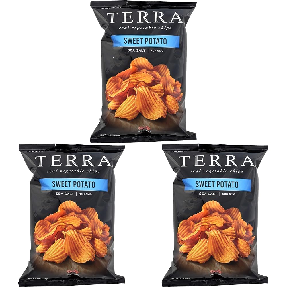 Amazon.com: Terra Vegetable Chips, Crinkle Cut Sweet Potato Chips with ...