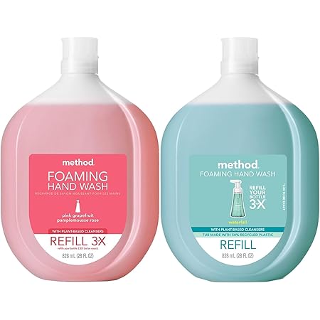 Amazon.com : Method Foaming Hand Soap Refill Variety Pack, Pink ...