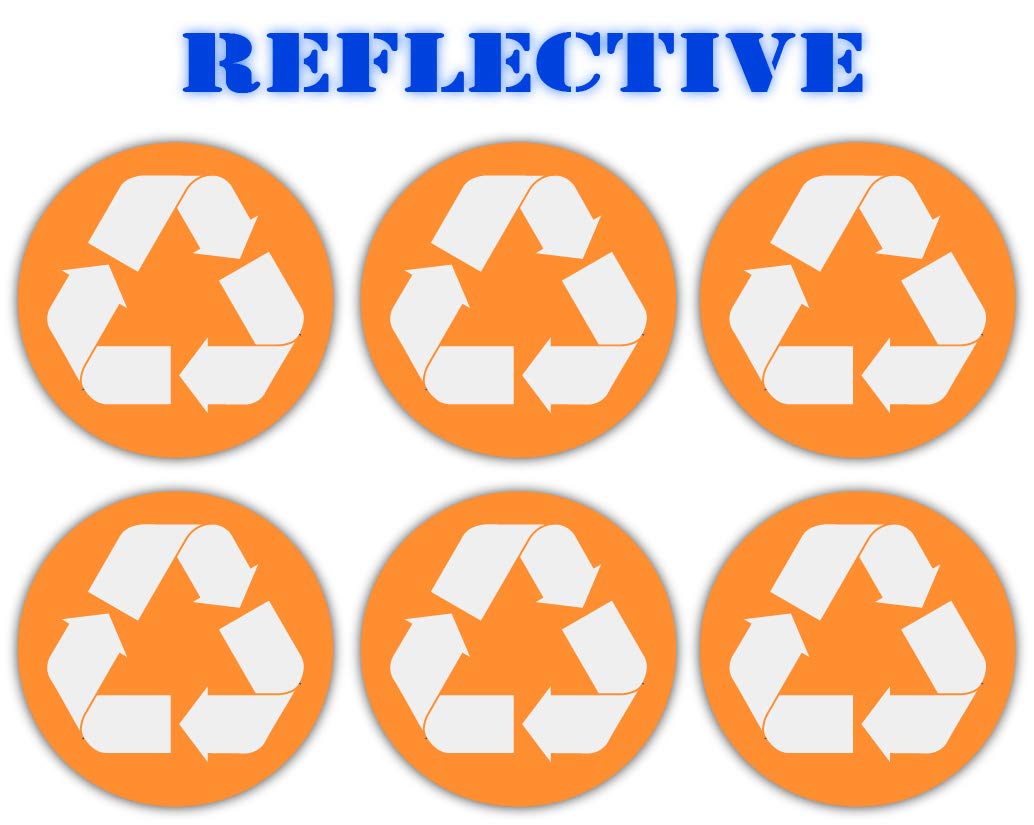 Orange Recycling Signs