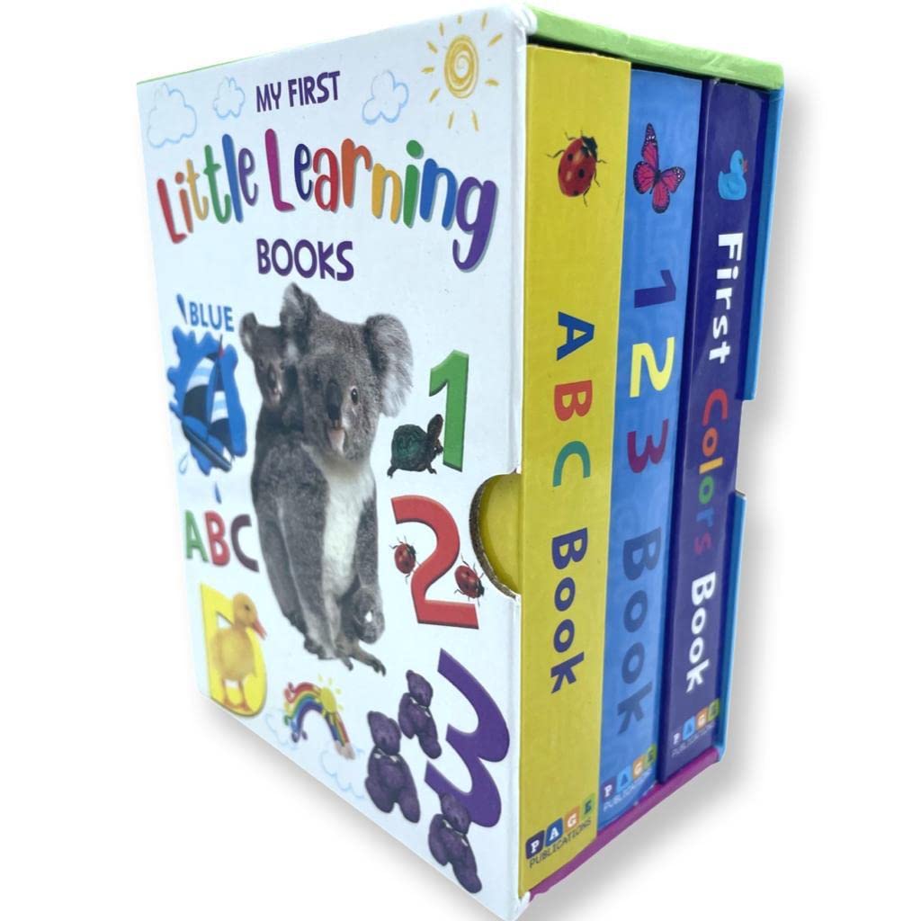 Amazon.com: MY FIRST LITTLE LEARNING BOOKS (ABC, 123, Colors ...