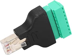 3Pcs RJ45 Screw Terminal Adapter Network RJ45 Ethernet Adapter Female ...