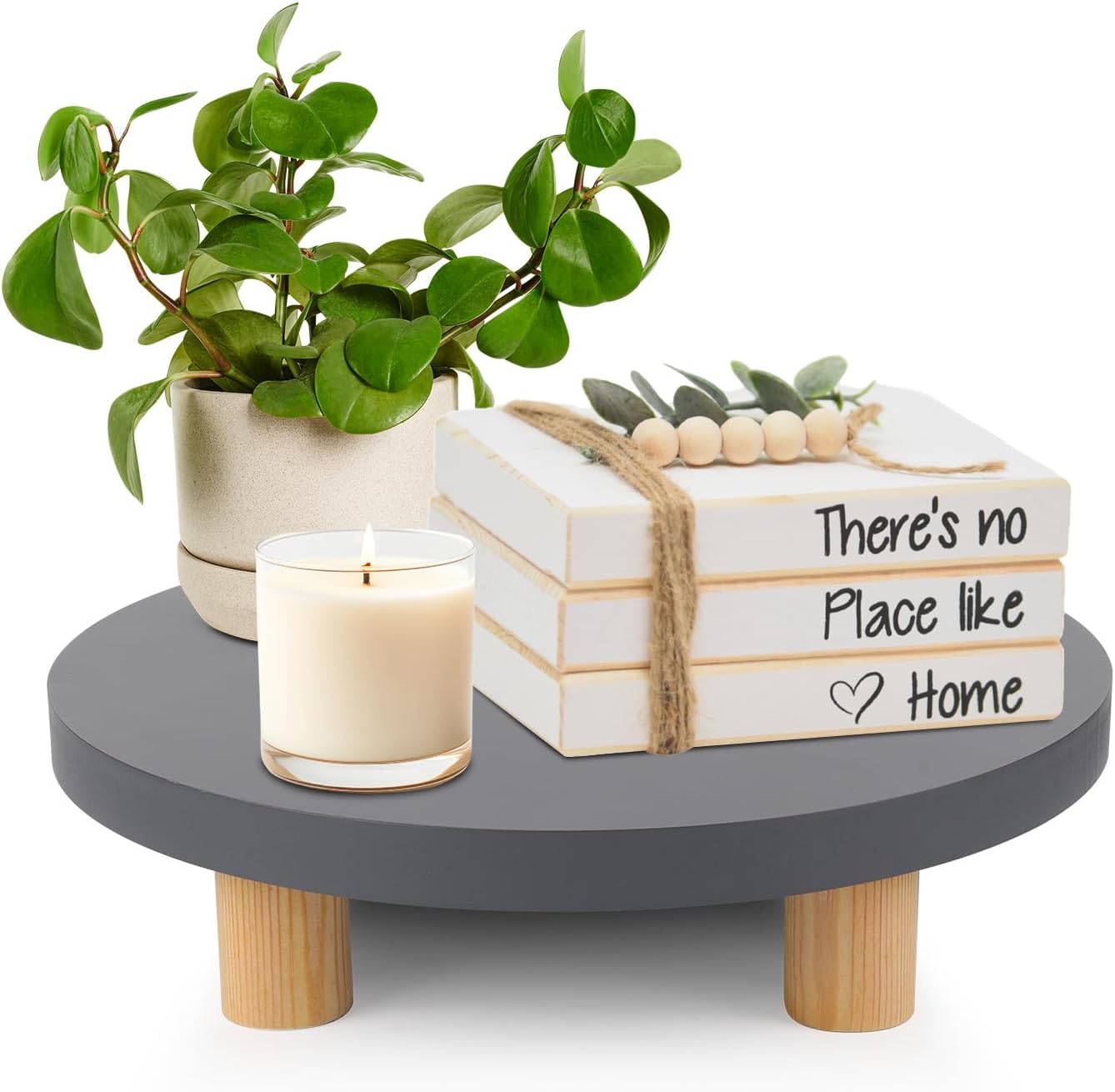 Amazon.com: JKLIND Wooden Display Riser for Display,Round Display Stand ...