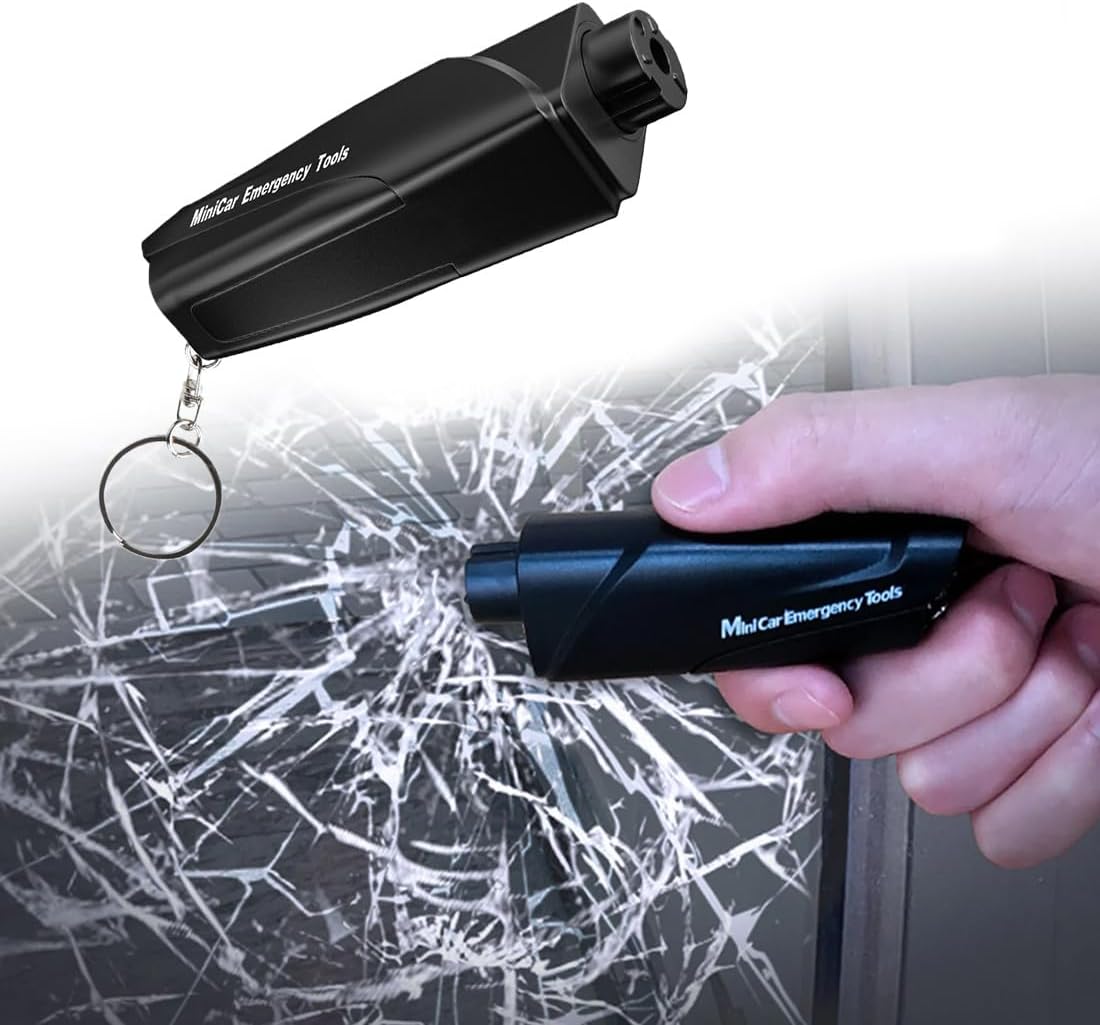 Car Window Breaker Car Escape Tool Portable Window Breaker Keyring ...