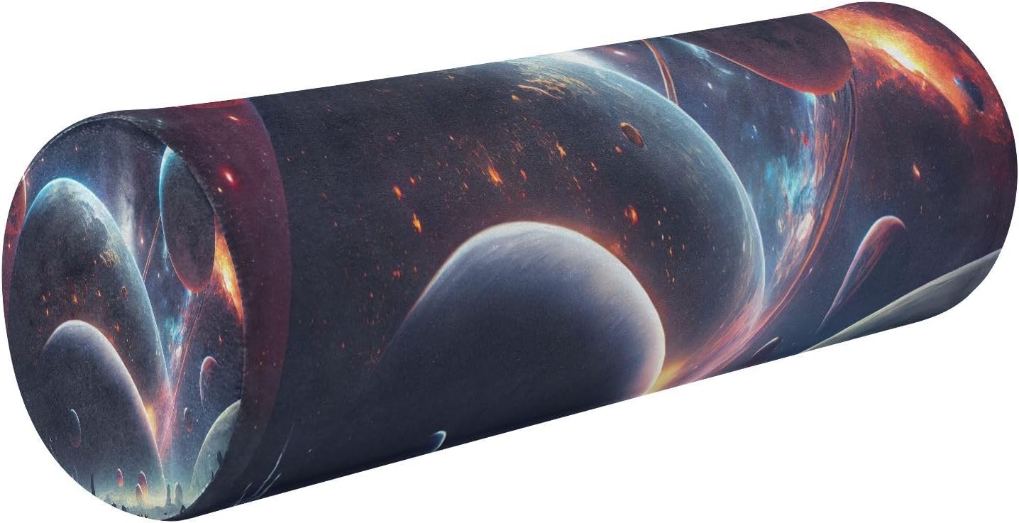 Amazon.com: KiRYu Sphere-deep-Spaces Memory Foam Cylinder Pillow for ...