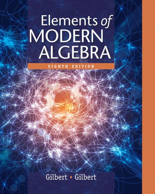 Elements of Modern Algebra: Gilbert, Linda: 9780357671139: Amazon.com ...