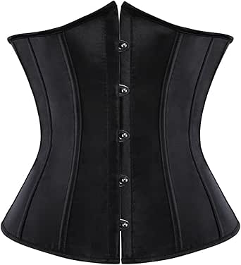 Amazon.com: Womens Sexy Renaissance Underbust Corset Bustier Waist ...