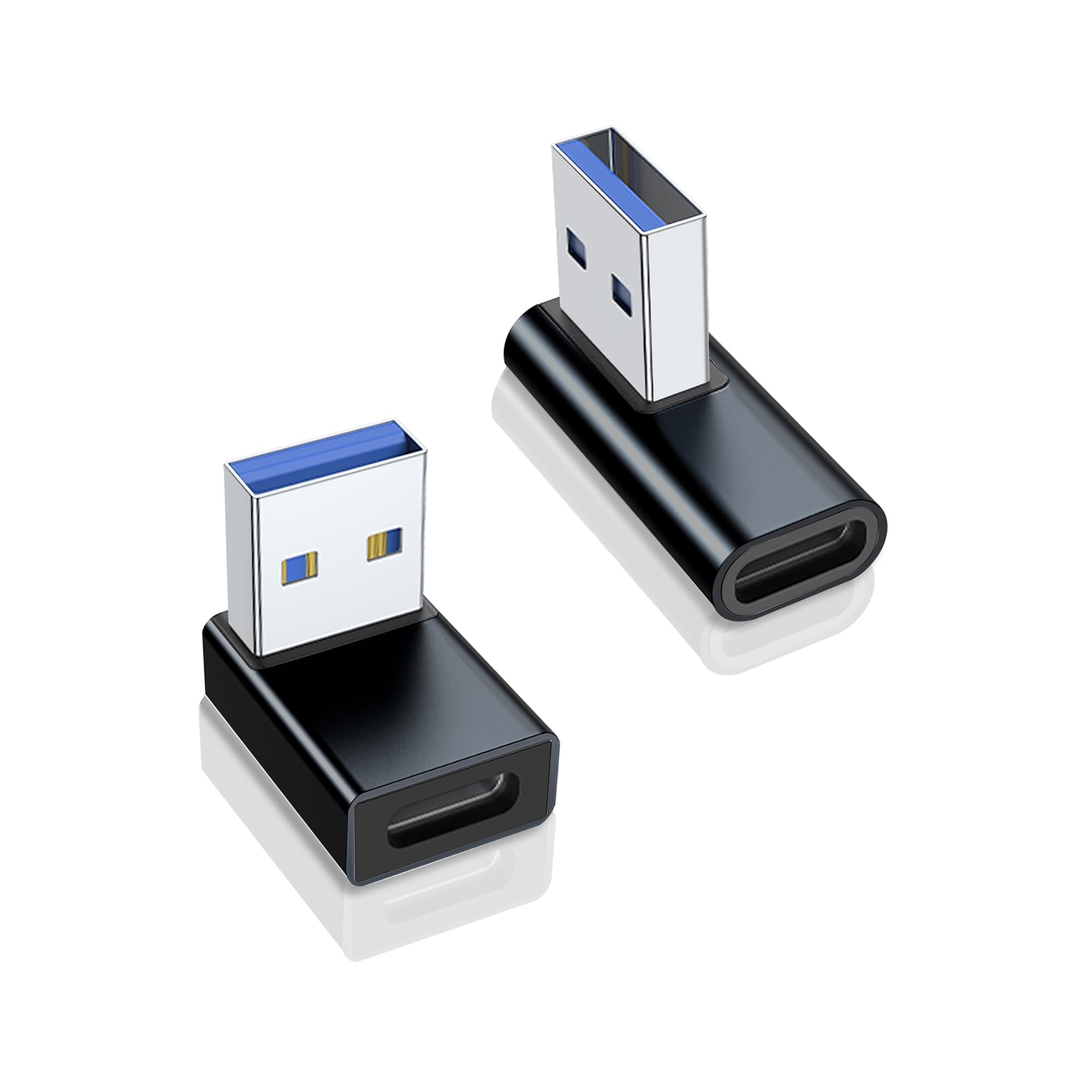 Amazon.com: Right Angle USB A 3.0 Male to USB C Female Adapter, 90 ...