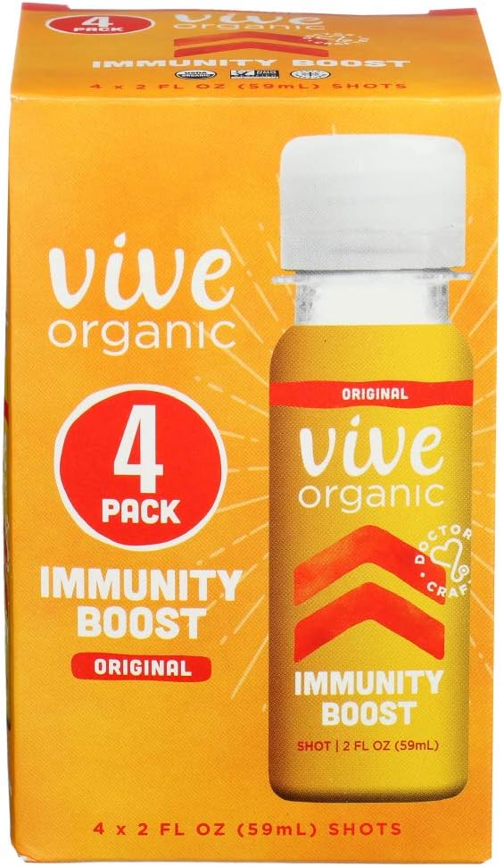 Amazon.com: Vive Organic Original Ginger and Turmeric Immunity Boost ...