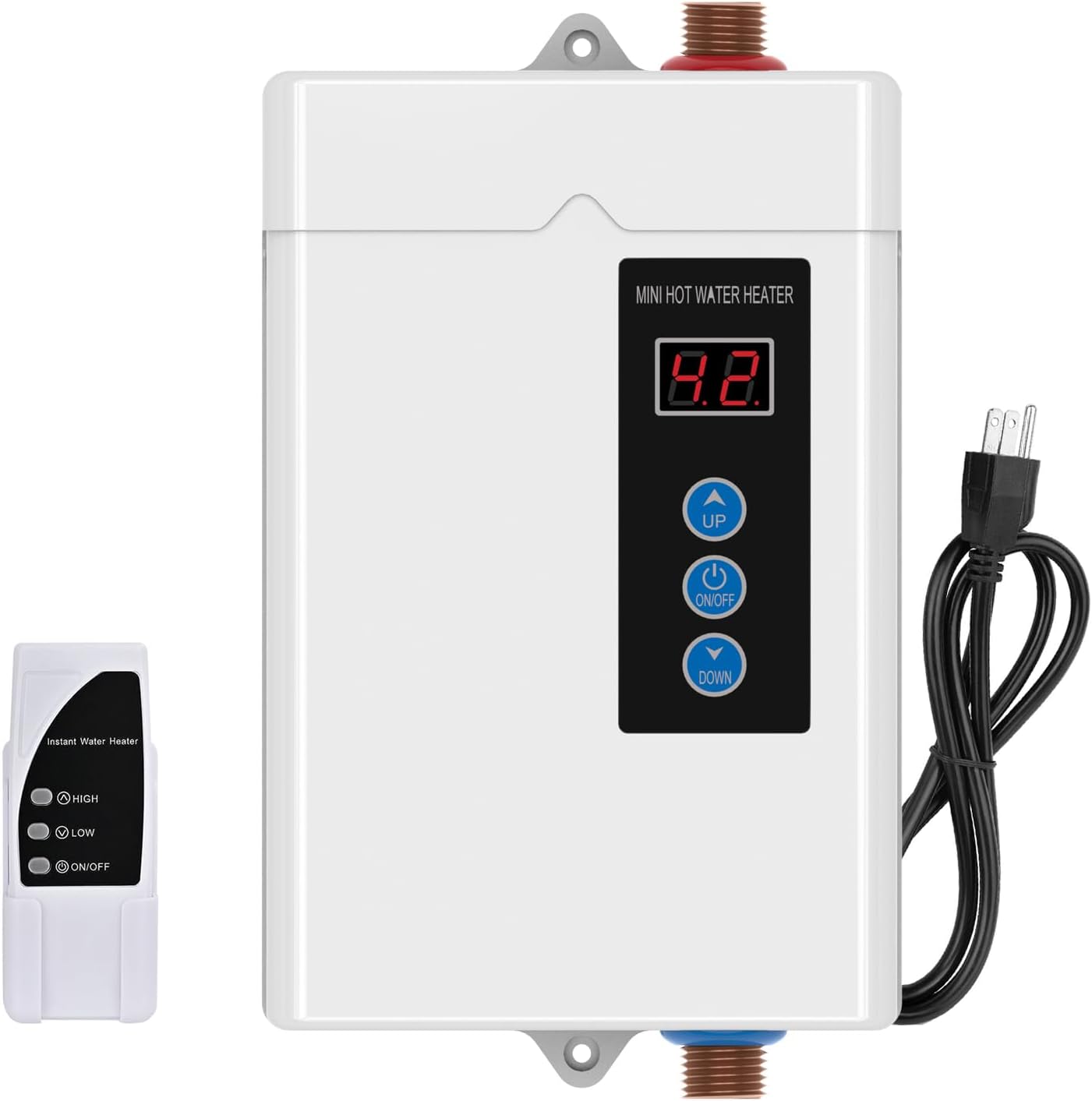 JHiveGym Electric Tankless Water Heater,3000W Instant Hot Water Heater ...