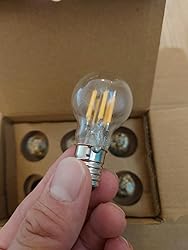 Amazon | LUTW LED電球 E17口金 ミニクリプトン電球 40W形相当 電球色 エジソン電球 LED クリプトン電球 4.5W クリアタイプ 2700K フィラメント電球 G35 ...