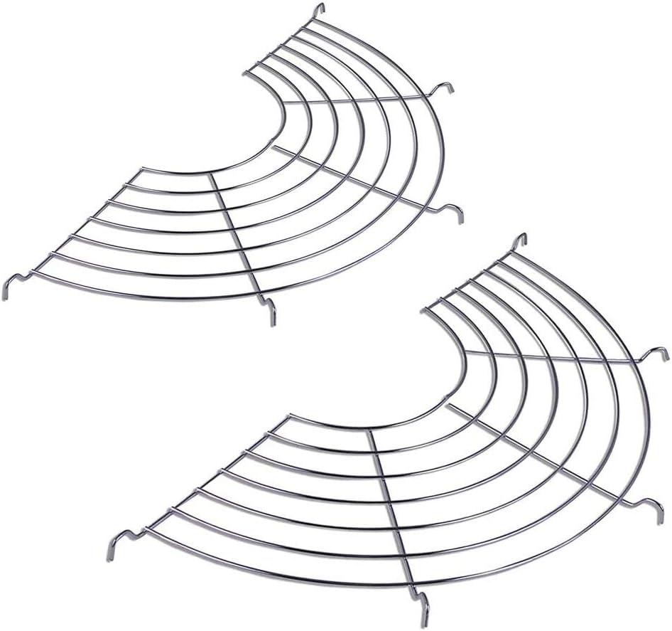 Amazon.com: Stainless-Steel Semi-circular Oil Drain Rack – 2pcs Home ...