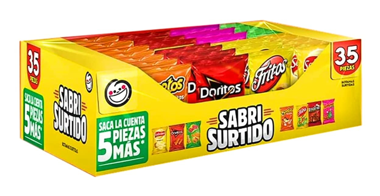 Buy Sabritas Sabri Surtido Variety Pack. 35pack. Mexican chips. Snack ...