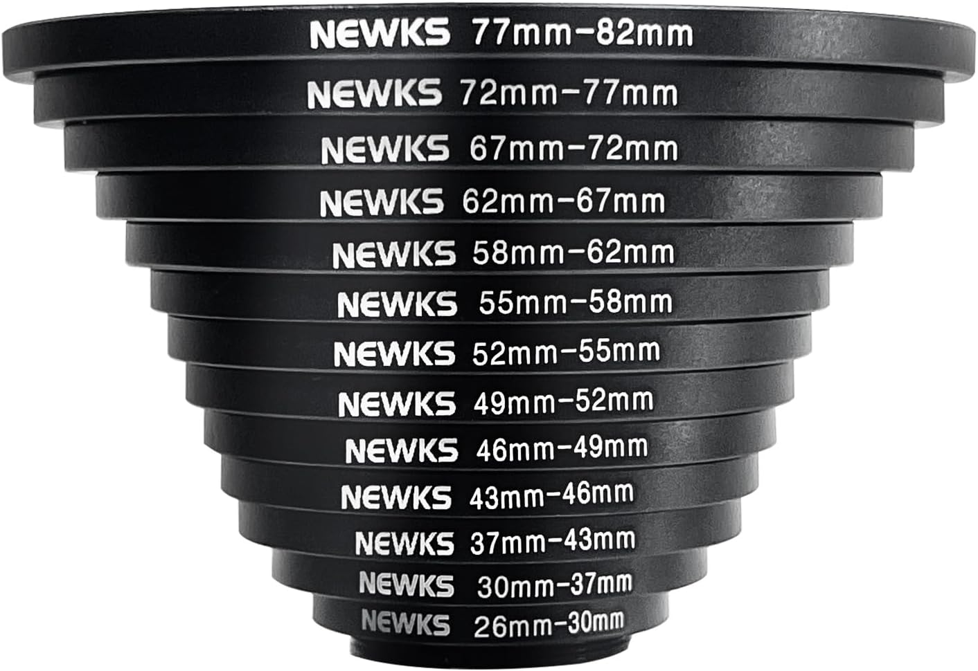 Amazon.com : 20 Pieces Metal Step-Up Adapter Rings & Step Down Rings ...