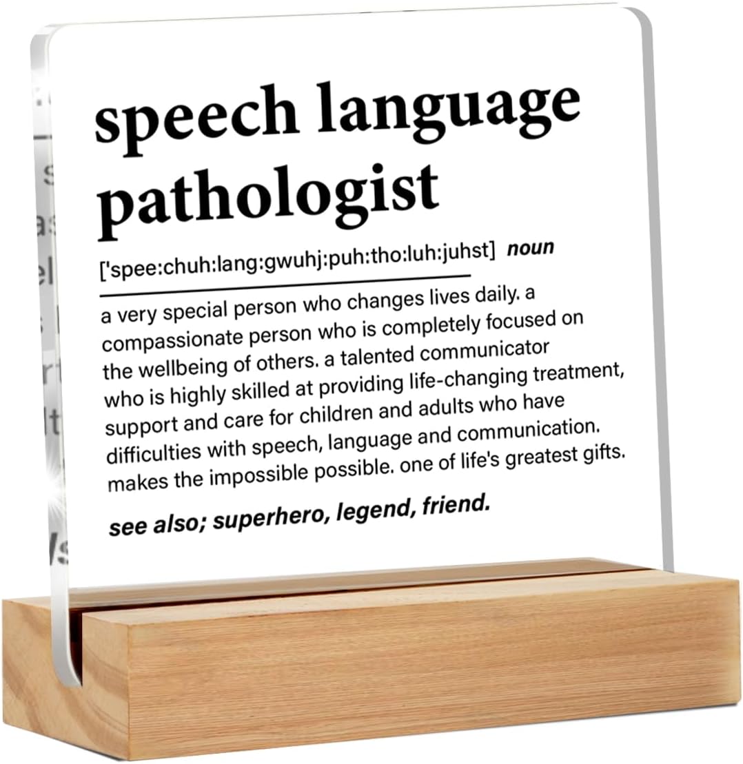 Amazon.com: Speech Language Pathologist Gifts, Thank you Appreciation ...