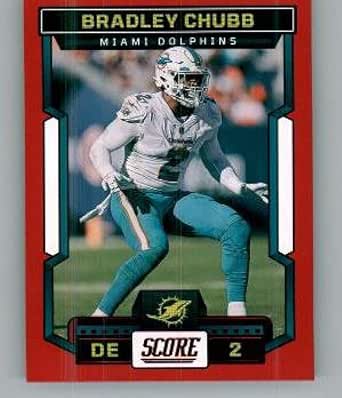 Amazon.com: 2023 Score Red #278 Bradley Chubb Miami Dolphins NFL ...