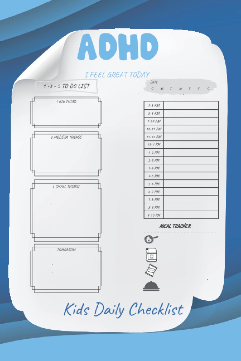 ADHD Kids Daily Checklist: ADHD Daily Productivity Planner , ADHD To Do ...