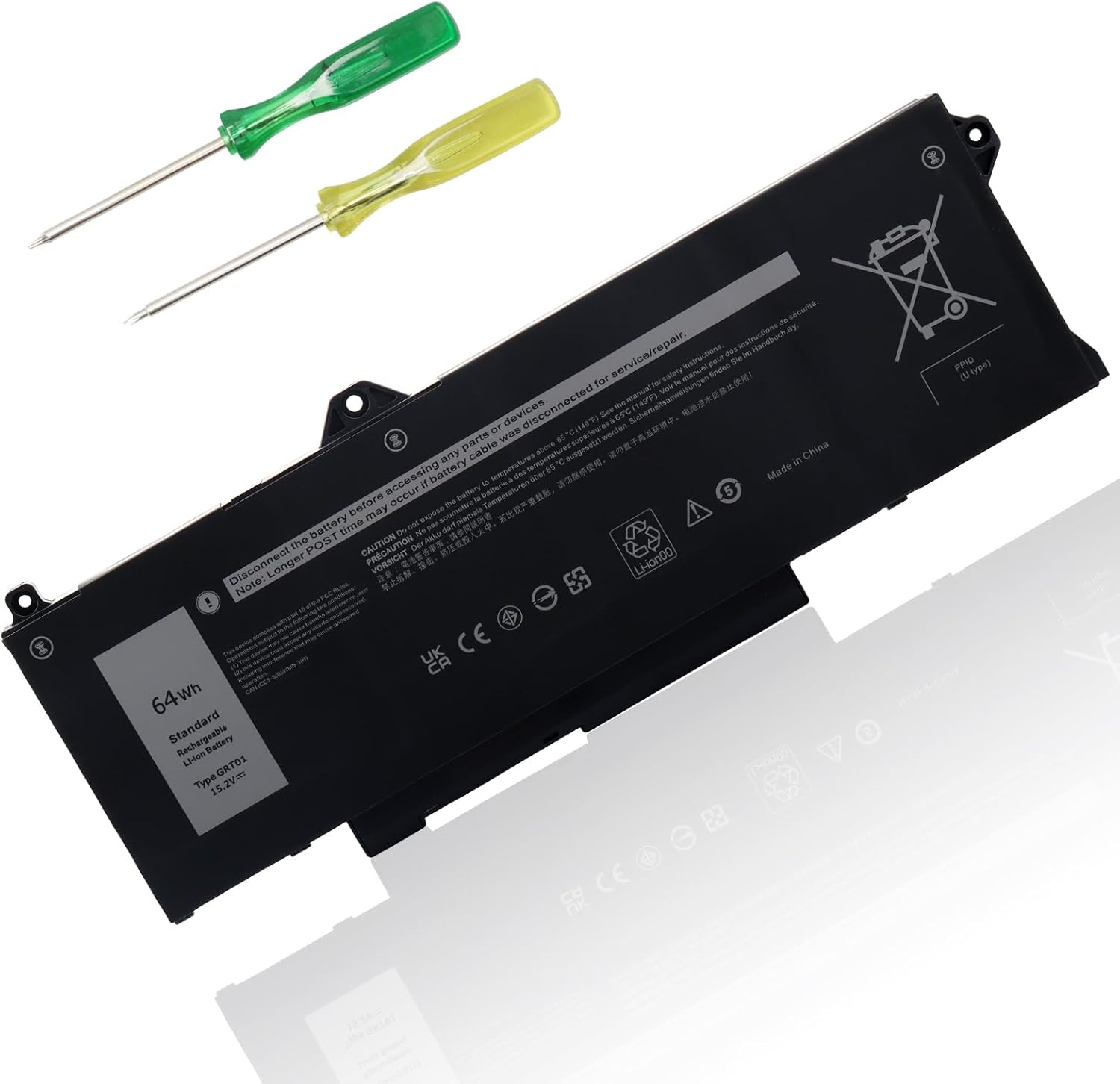 OPAHUTER GRT01 Laptop Battery Compatible with Dell Latitude 5421 5521 ...