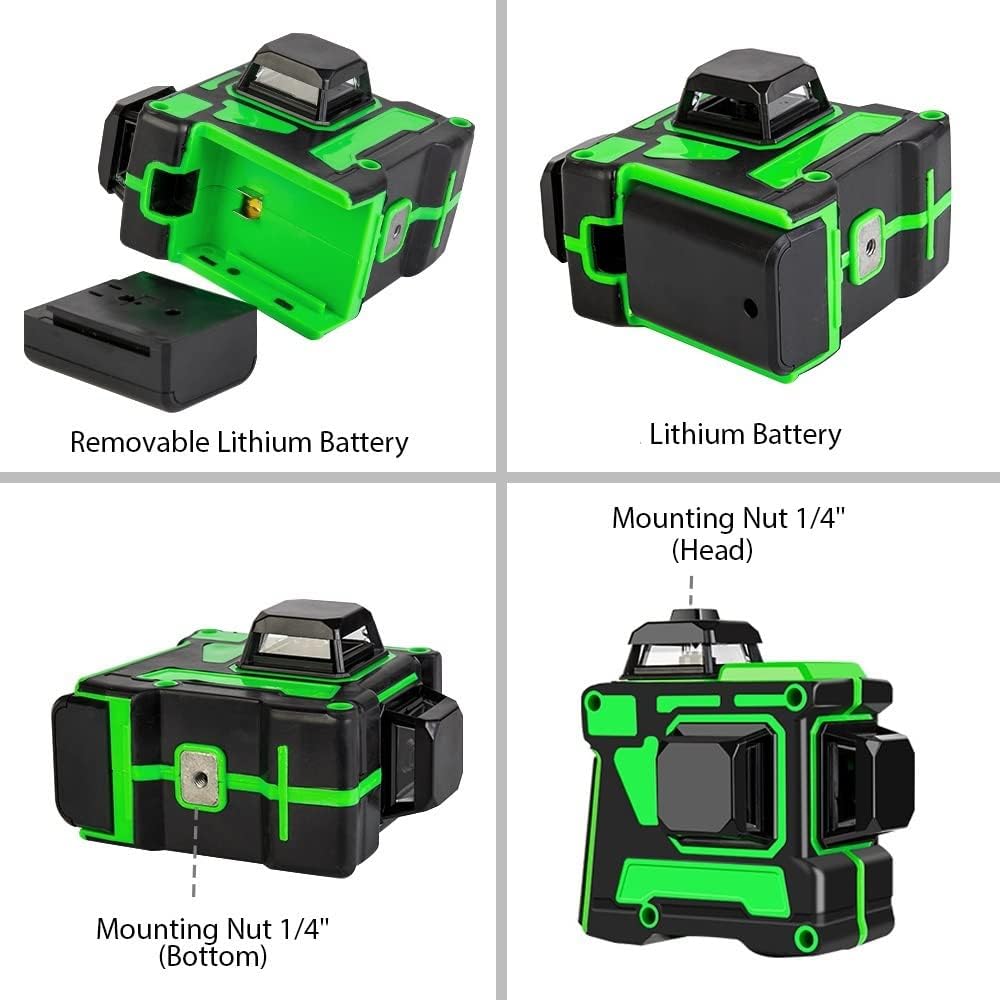 Laser Level 12 Lines 3D Level Self-Leveling 360 Thailand | Ubuy